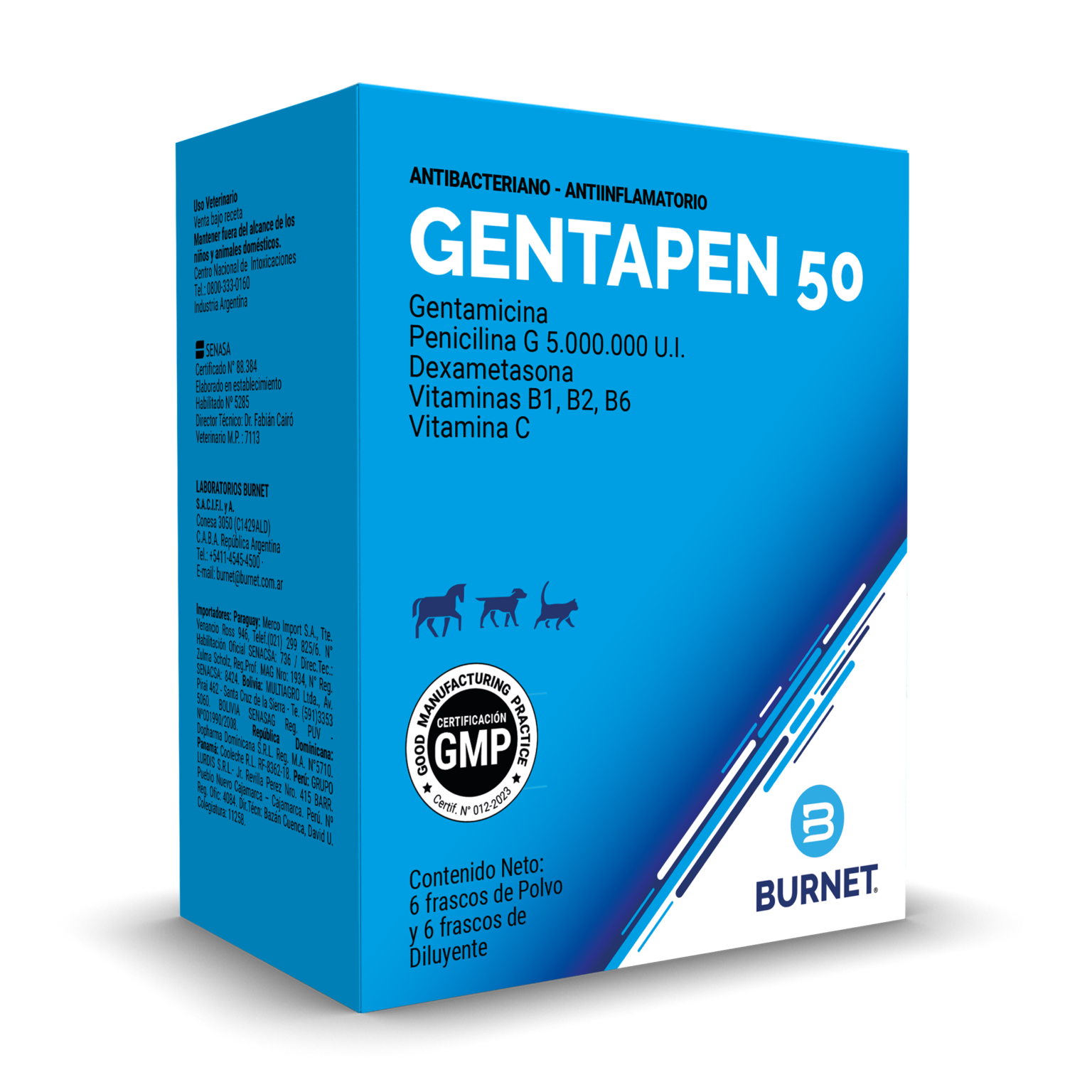 Gentapen 50 - Laboratorios